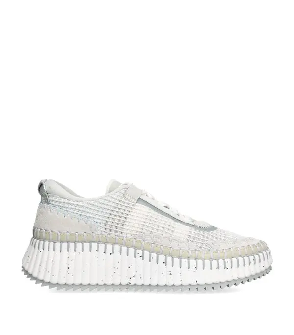 Chloé Nama Runner Sneakers - Grey