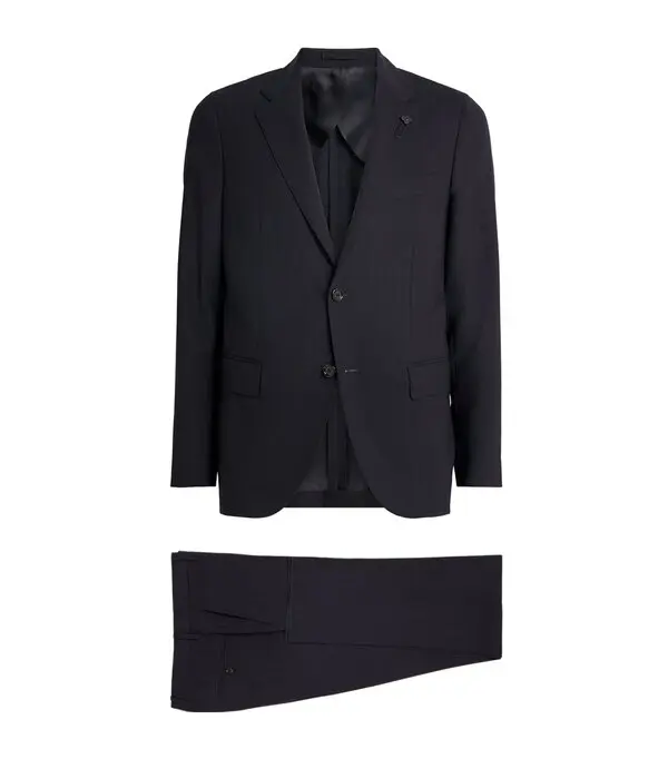 LARDINI Virgin Wool 2-piece Suit