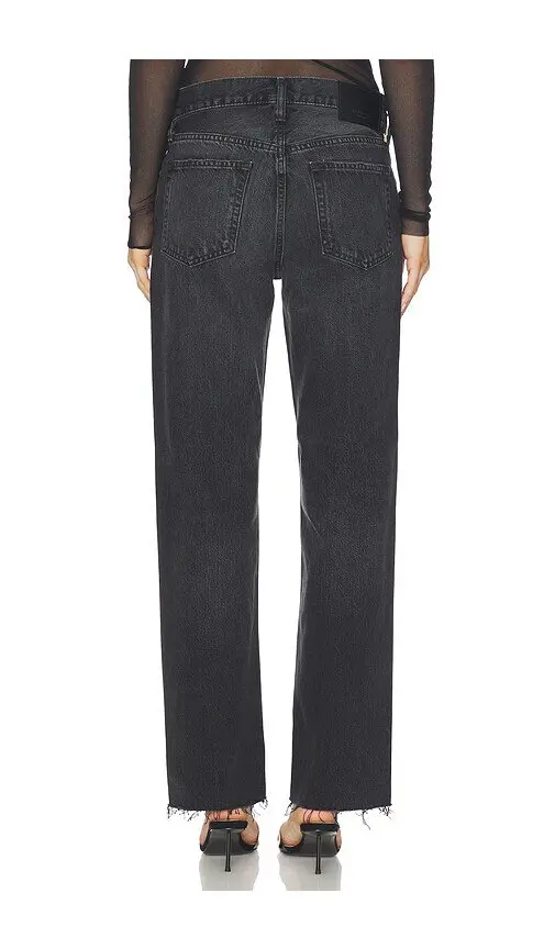 Moussy Vintage Glencoe Straight Low Jeans - Black