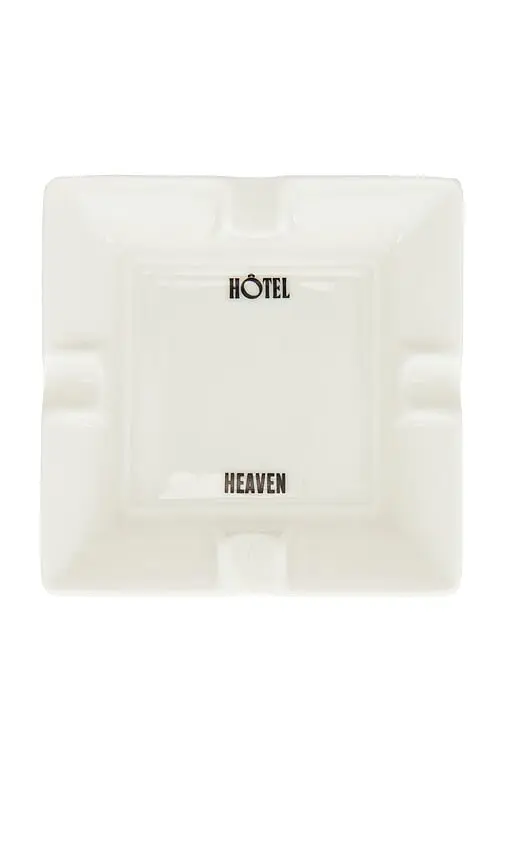 HEAVEN MAYHEM Mini Ashtray In White - Hotel Heaven