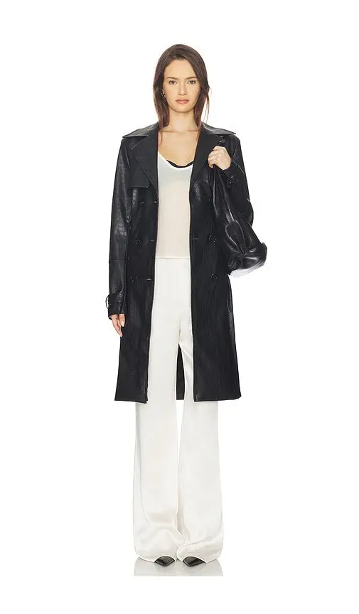 Superdown Morgan Faux Leather Coat