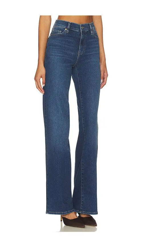 FRAME Le Slim Palazzo Long Jeans - Solace
