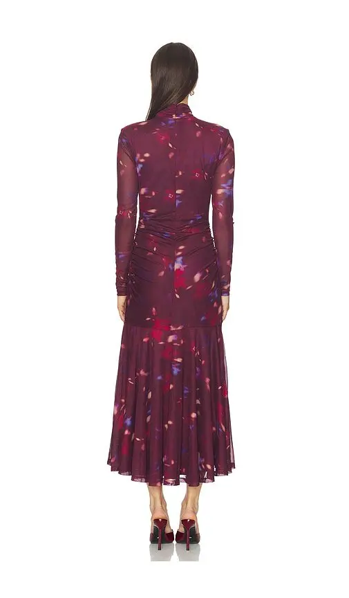 Astr The Label Aubriella Wrap-tie Midi Dress