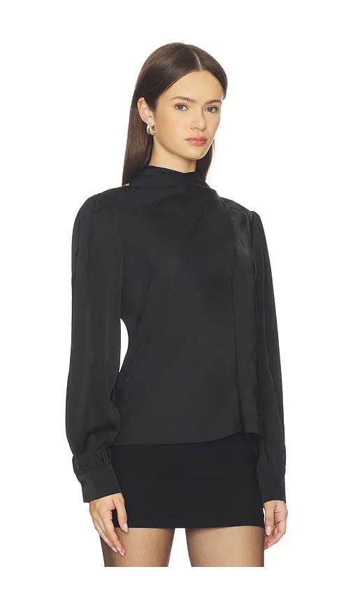 Astr The Label Ivonne Top - Black
