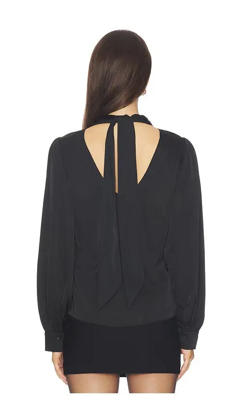 Astr The Label Ivonne Top - Black