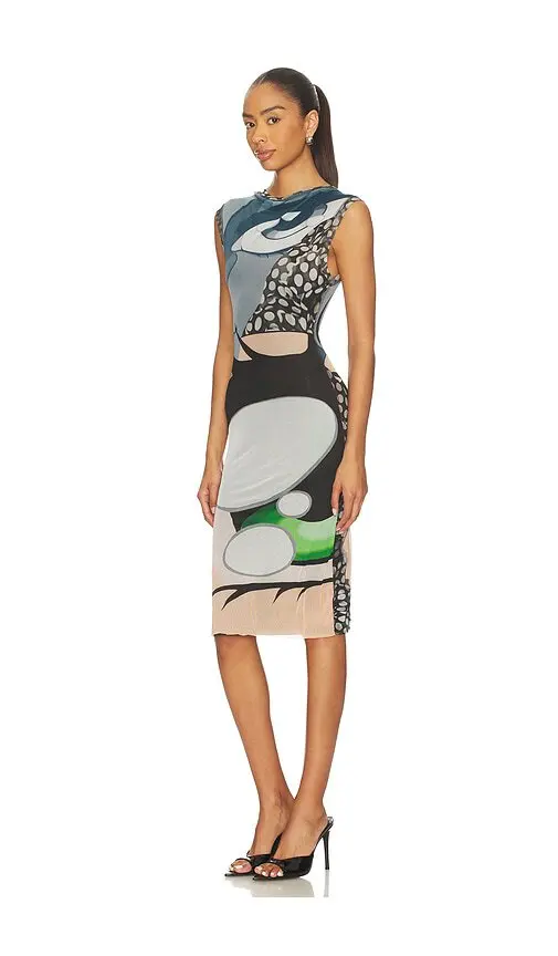 Ottolinger Mesh Pencil Dress