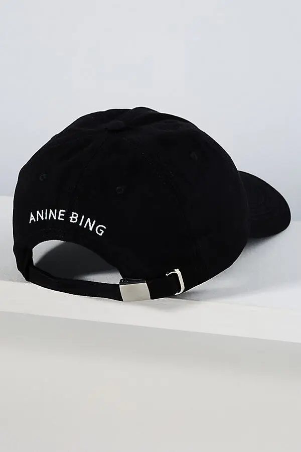ANINE BING Jeremy Baseball Cap - Black