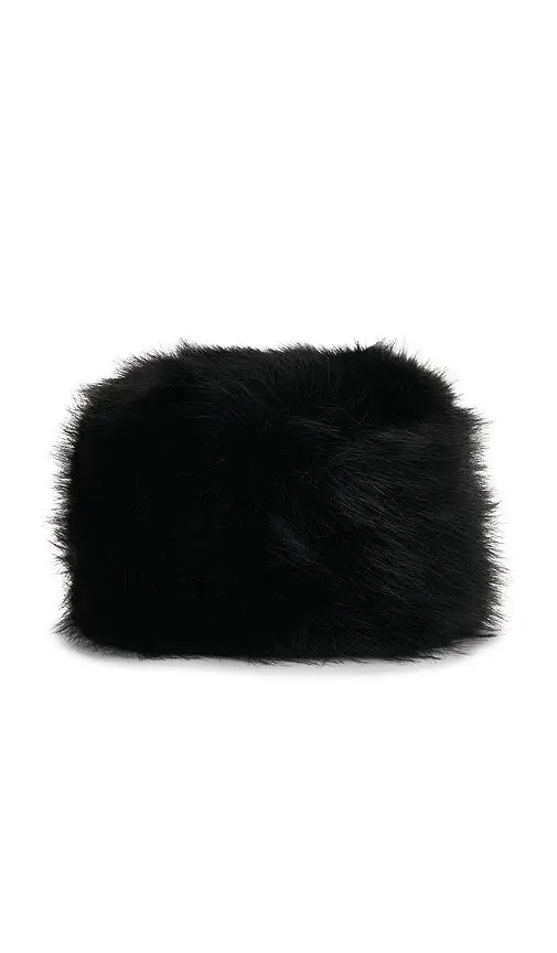 Apparis Margot Sable Pillbox Hat - Noir