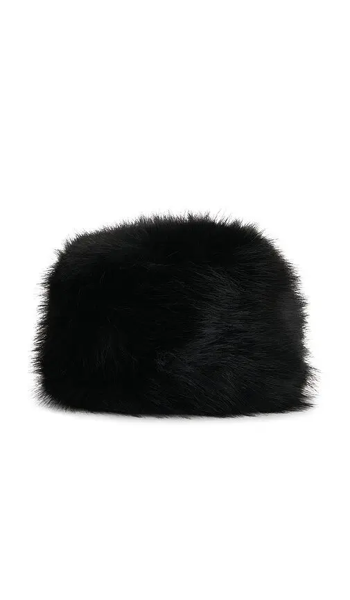 Apparis Margot Sable Pillbox Hat - Noir