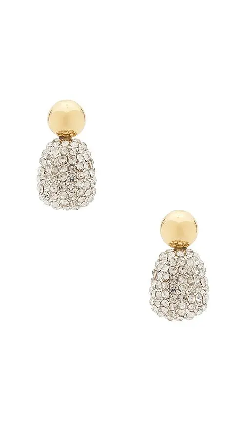 Lele Sadoughi Pebble Stud Earrings - Crystal