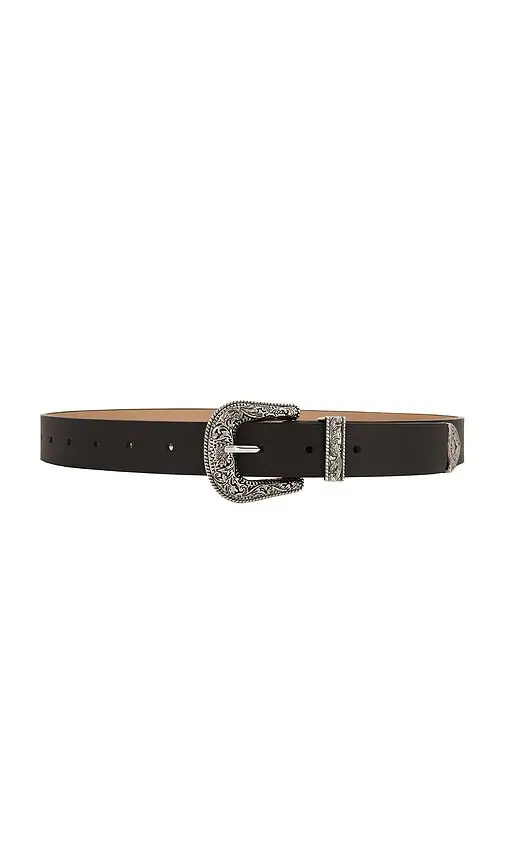 LOVERS AND FRIENDS Kyra Faux Leather Belt - Wash Brown