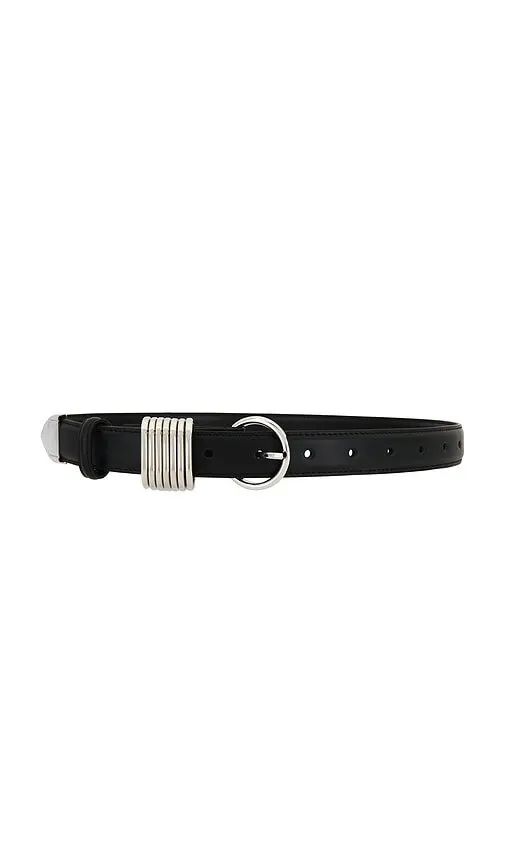 LOVERS AND FRIENDS Lilia Faux Leather Belt - Black