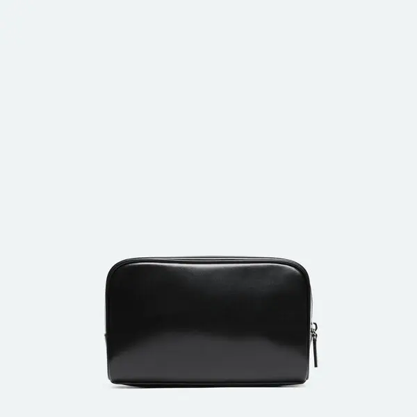 Helmut Lang Structured Leather Travel Case