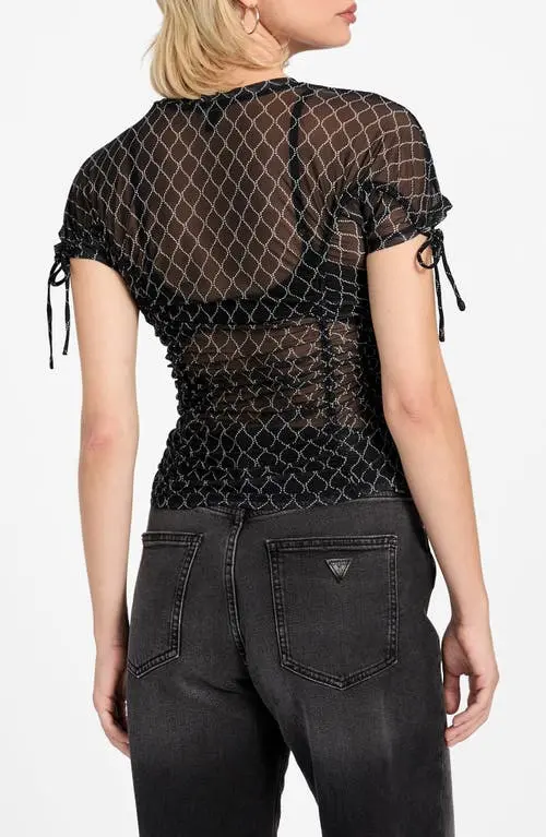 Guess Chain Mesh Top