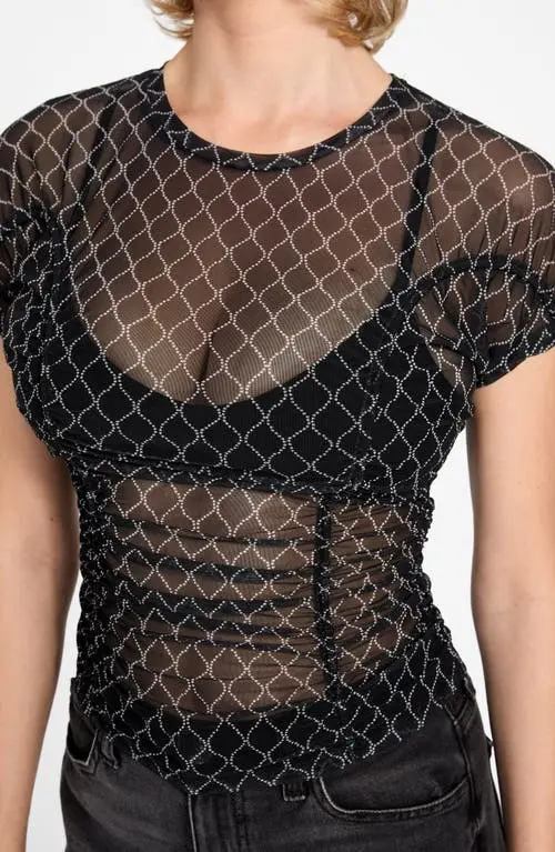Guess Chain Mesh Top
