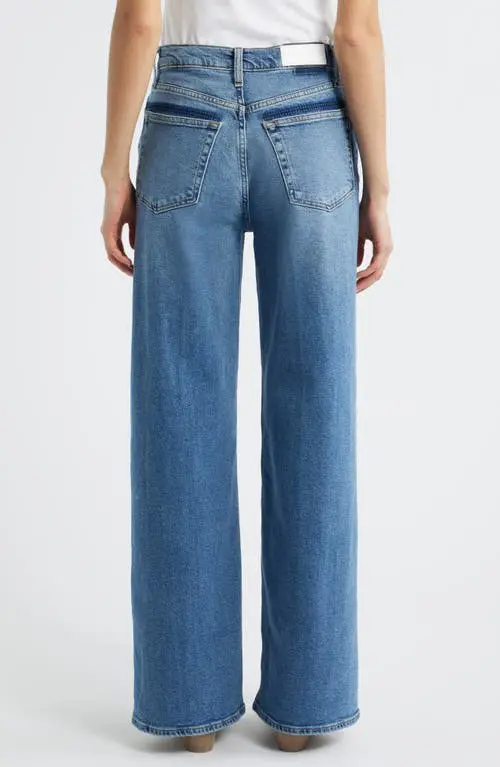 RE/DONE High-waist Wide-leg Jeans - Mid70sshadow