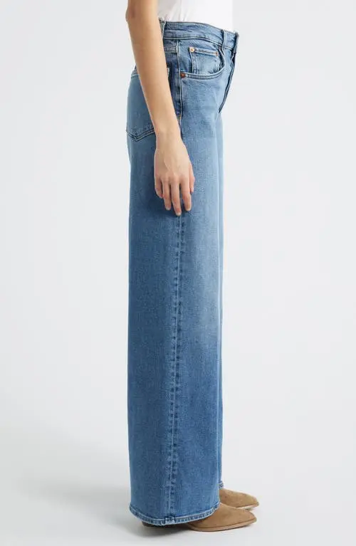 RE/DONE High-waist Wide-leg Jeans - Mid70sshadow