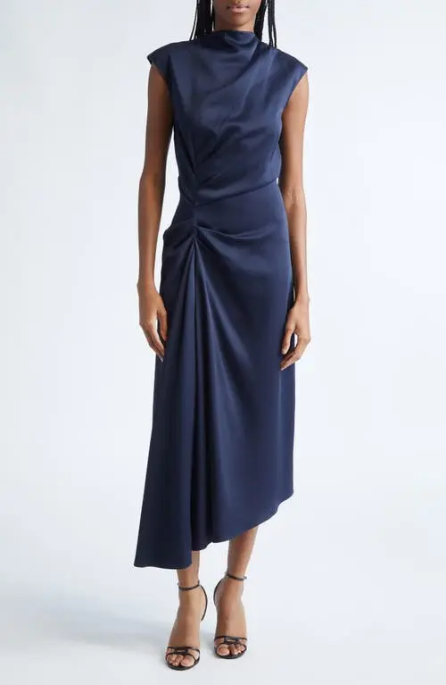 Michael Kors Cowl Neck Satin Dress