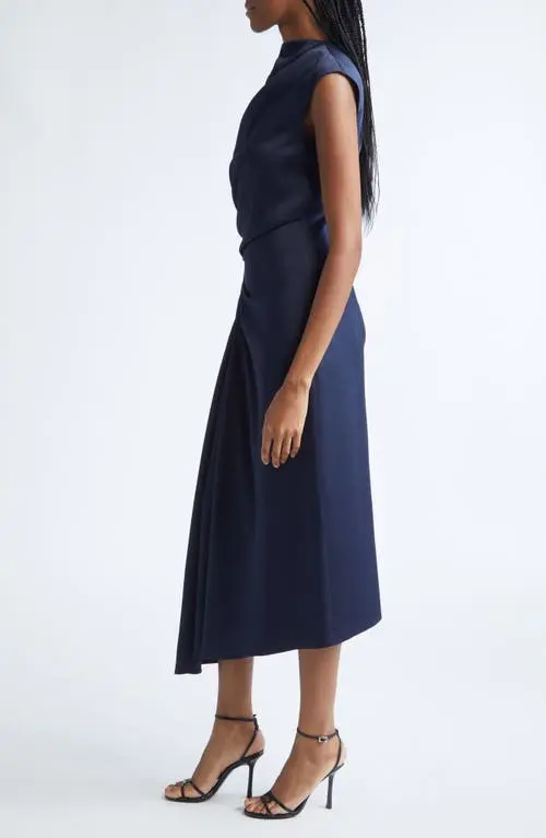 Michael Kors Cowl Neck Satin Dress