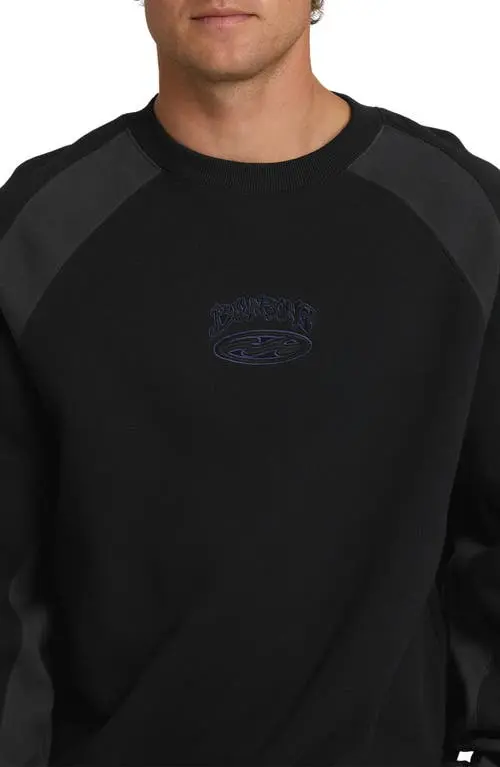BILLABONG Embroidered Fleece Sweatshirt
