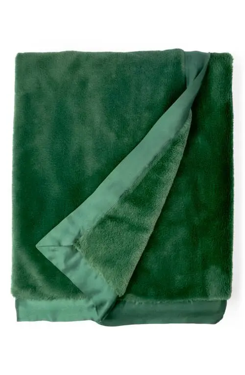 LITTLE GIRAFFE Luxe Throw Blanket - Emerald Reserve