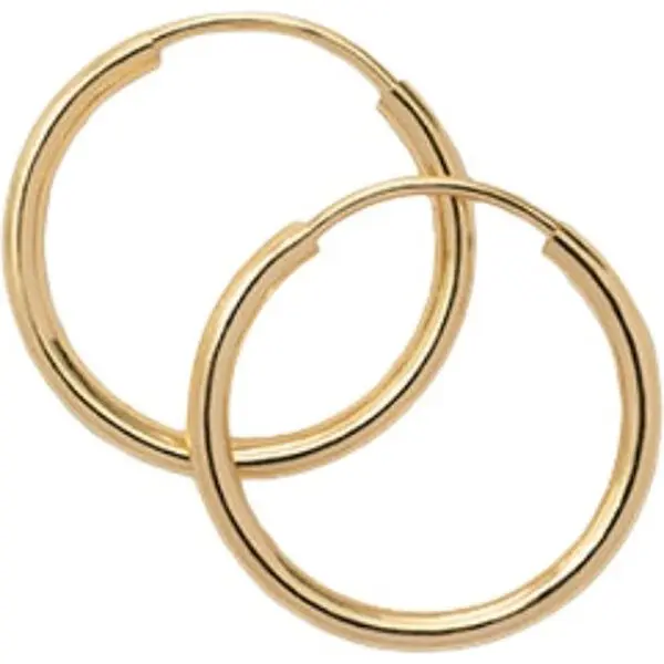 MADE BY MARY 14k Live In Hoop Earrings - 14k Solid Gold