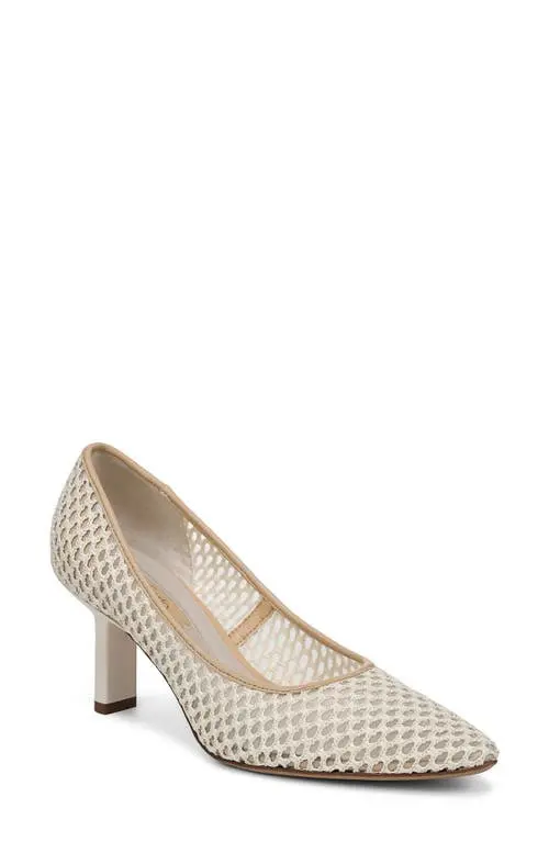 Franco Sarto Julissa Pointed Toe Pump - Off White Woven