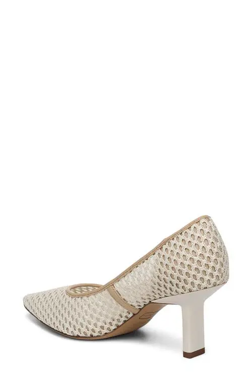 Franco Sarto Julissa Pointed Toe Pump - Off White Woven