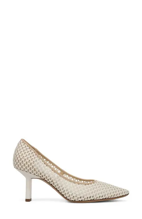Franco Sarto Julissa Pointed Toe Pump - Off White Woven