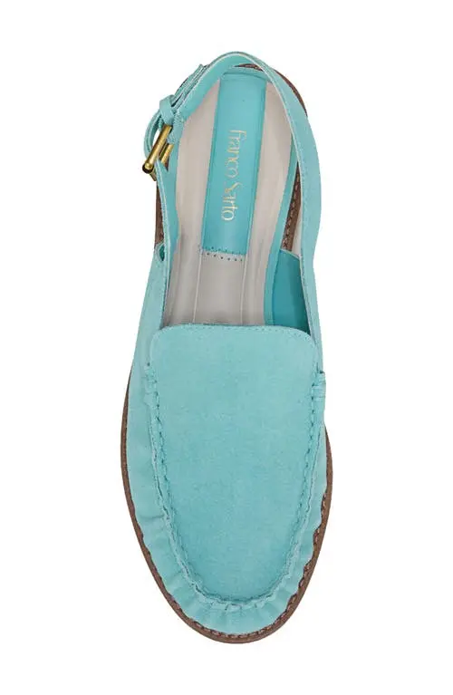 Franco Sarto Sully Slingback Loafer - Aquamarine