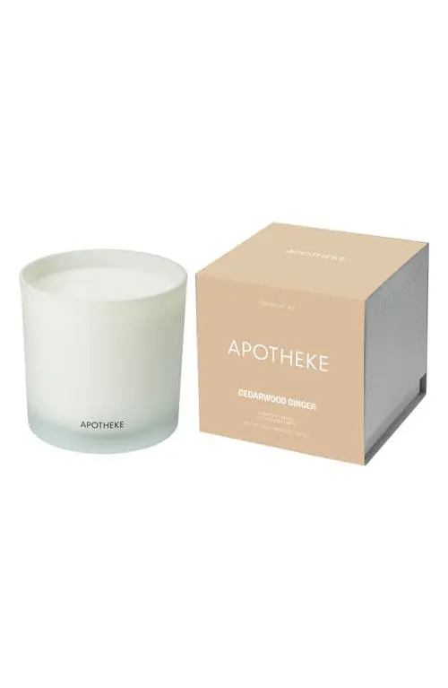 APOTHEKE Cedarwood Ginger Three-wick Scented Candle - No Color