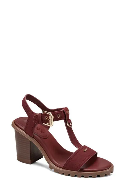 Dkny Ankle Strap Sandal - Brick