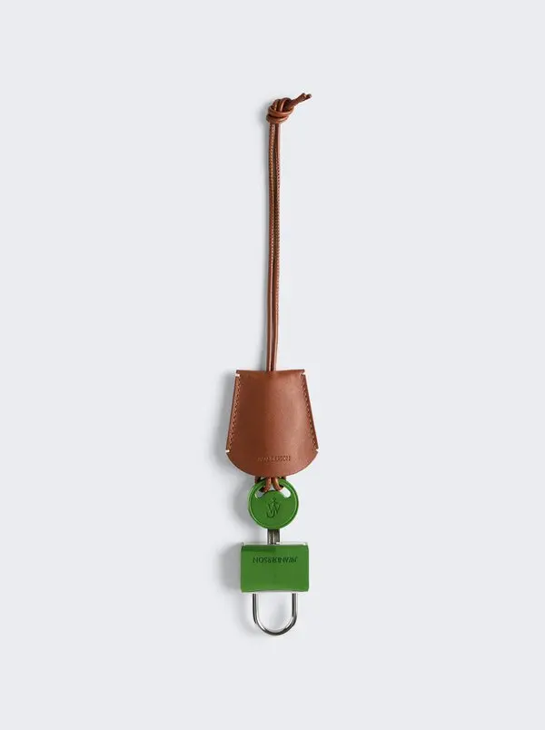 JW Anderson Padlock And Key Charm Set - Green