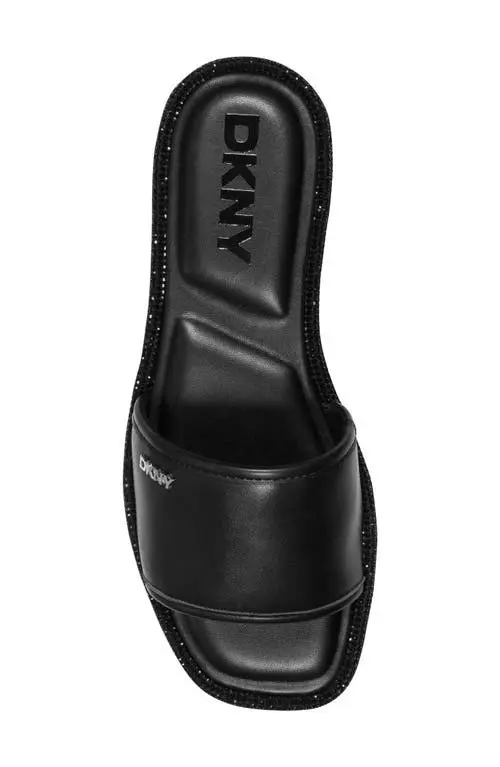 Dkny Badin Slide Sandal - Black