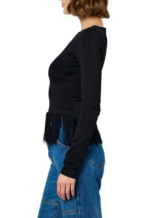 CIEBON Luna Fringed Top