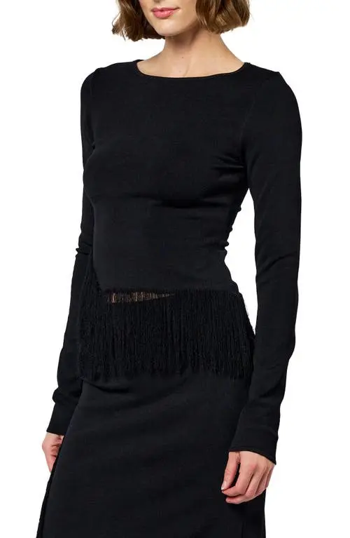 CIEBON Luna Fringed Top