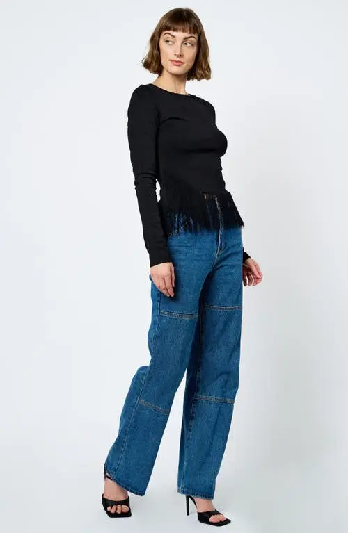 CIEBON Luna Fringed Top