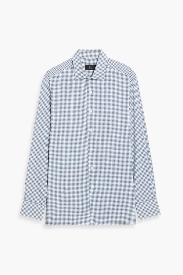 Dunhill Gingham Cottonpoplin Shirt