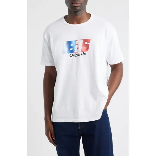 925 ORIGINALS Marathon Graphic Print T-shirt - White