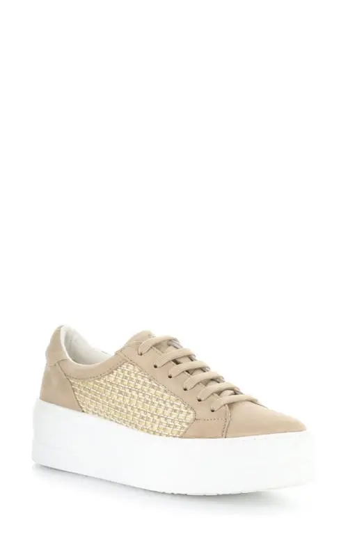 BOS. & CO. Lace-up Platform Sneakers - Almondine