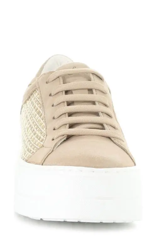 BOS. & CO. Lace-up Platform Sneakers - Almondine