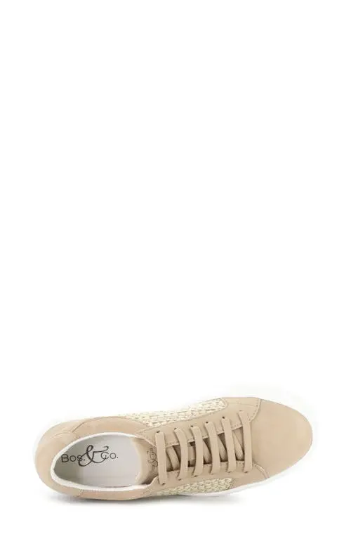 BOS. & CO. Lace-up Platform Sneakers - Almondine