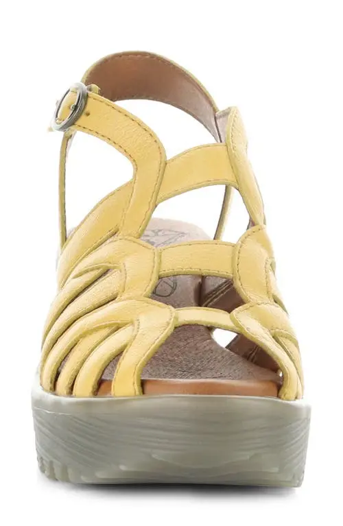 Fly London Lemy Platform Wedge Sandal - Bumblebee