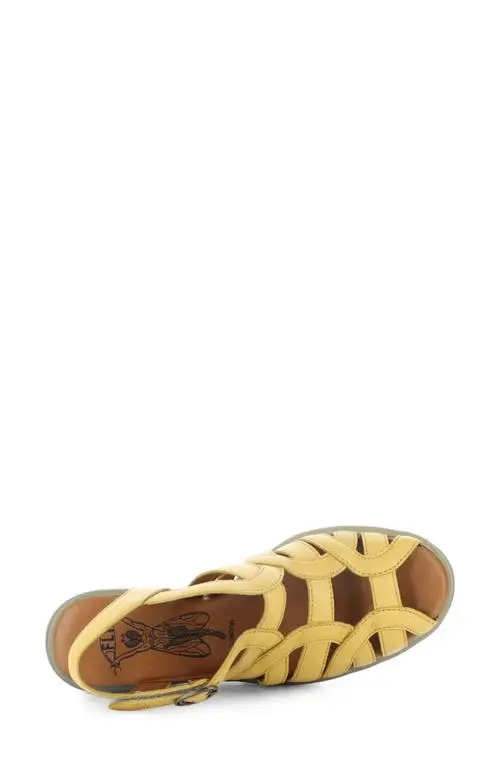 Fly London Lemy Platform Wedge Sandal - Bumblebee