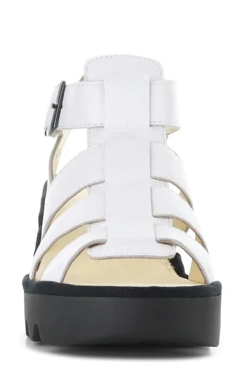 Fly London Terf Lug Sole Sandal - White