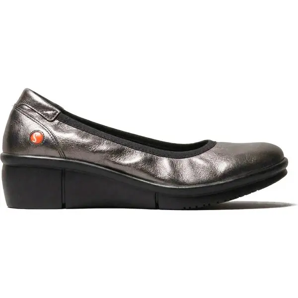 Fly London Rem Platform Wedge Pump - Graphite