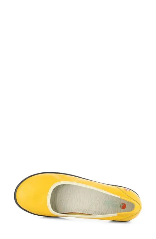 Fly London Platform Wedge Pumps - Yellow