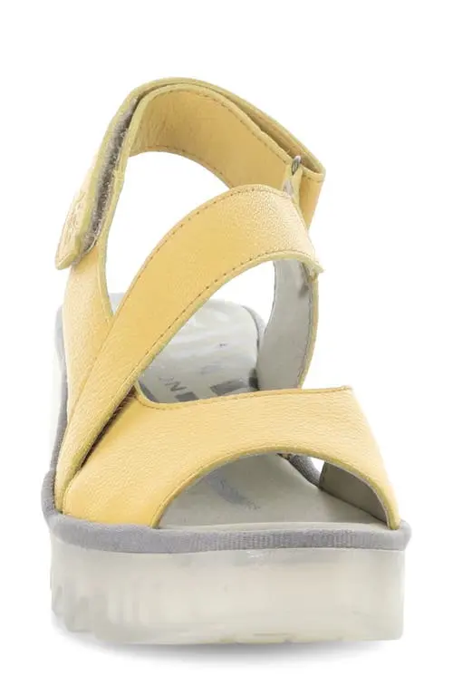 Fly London Basy Slingback Platform Wedge Sandal - Bumblebee