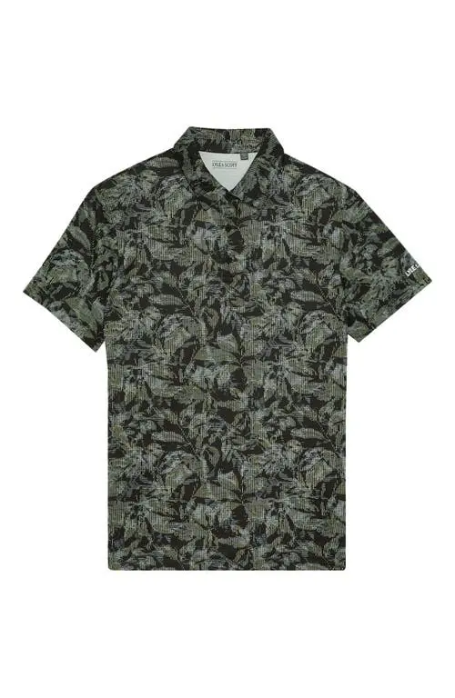 LYLE & SCOTT Golf Digital Floral Polo Shirt - Jet Black