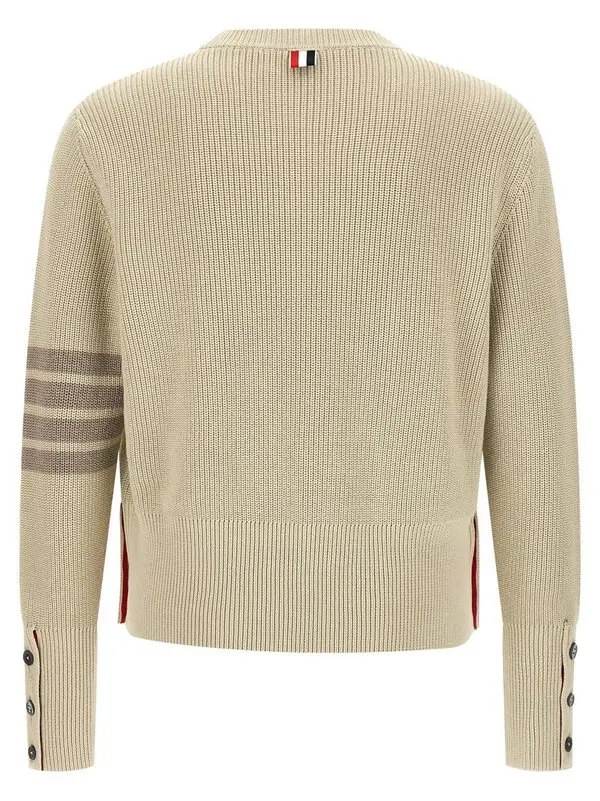 Thom Browne 4-bar Cotton Sweater